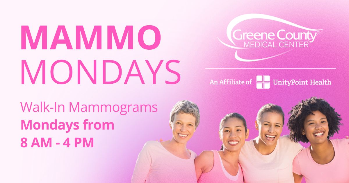 Greene County Medical Center Introduces Walk-In Mammo Mondays